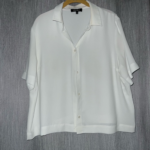 Nine West | Tops | Nine West Crop Blouse | Poshmark